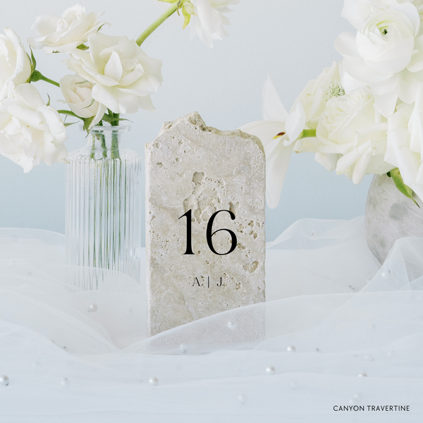 Capri | Stone Table Numbers - Made & True