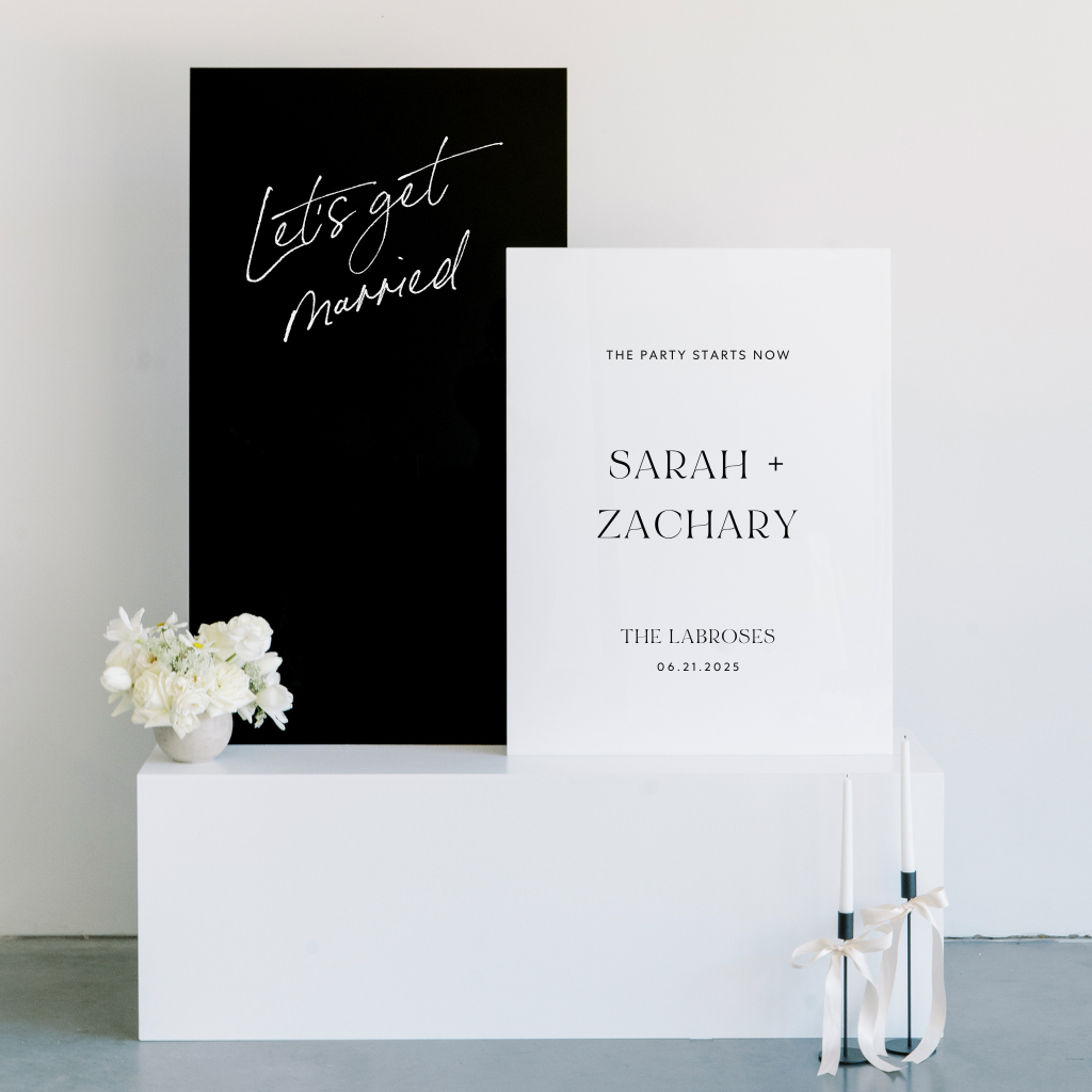 Gallery | Made & True Wedding Signage