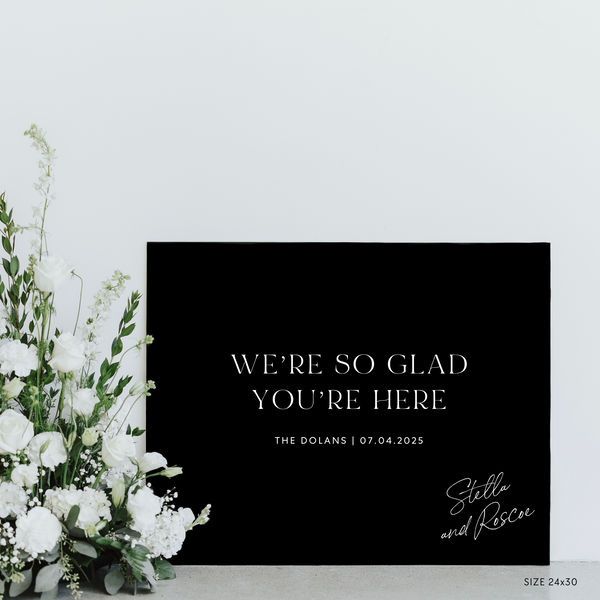 Capri | Welcome Wedding Sign II - Made & True