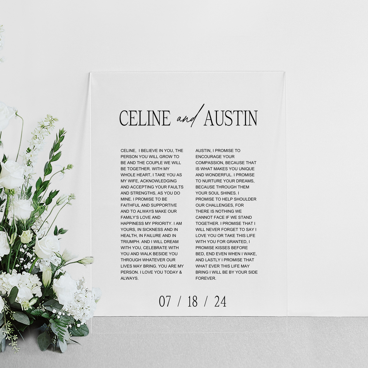 Made & True: Tailored Signage for Timeless Love