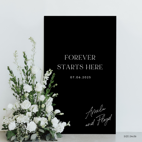 Capri | Welcome Wedding Sign V - Made & True